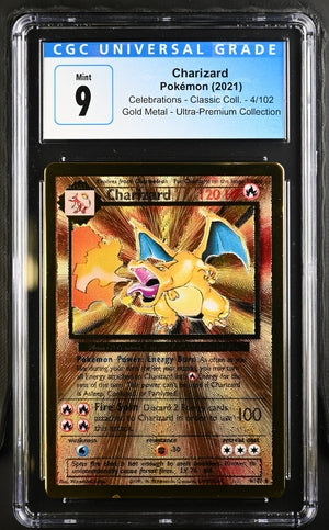 2021 Pokemon Celebrations UPC Charizard #4 CGC 9