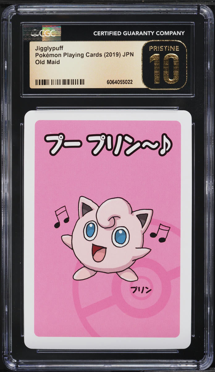 2019 Pokemon Japanese Playing Cards Old Maid Jigglypuff CGC 10 PRISTIN ...