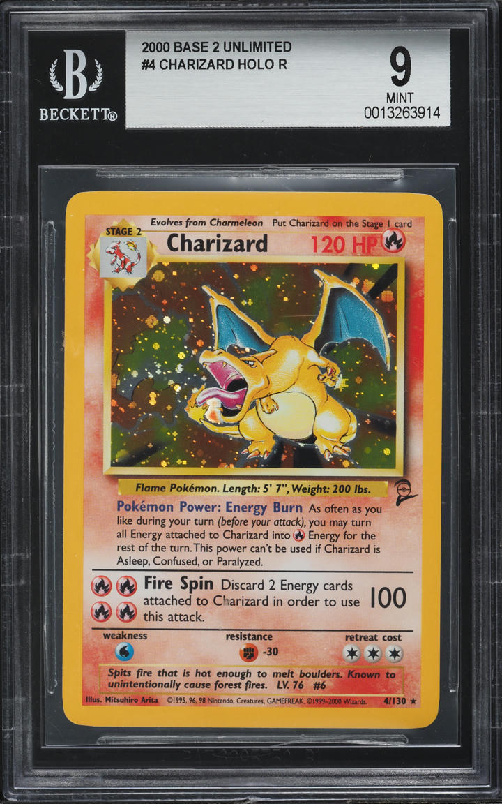 Graded Charizard Pokemon Cards