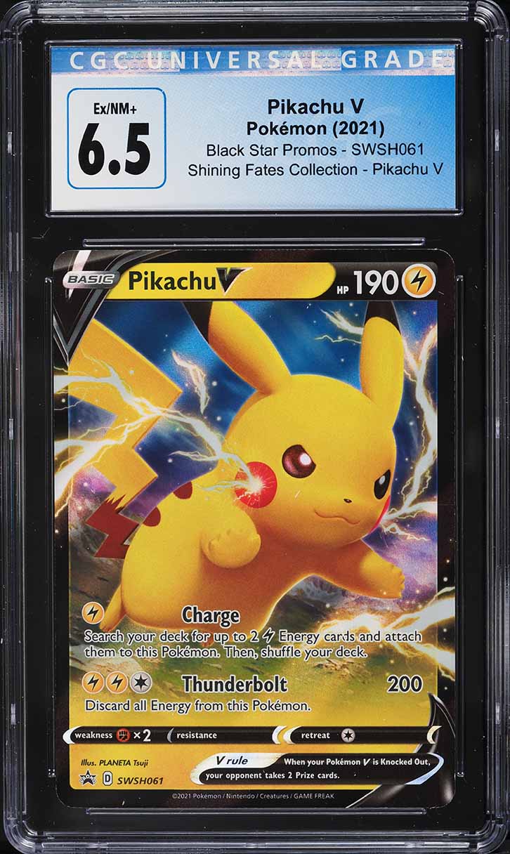 Graded Pikachu Pokemon Cards