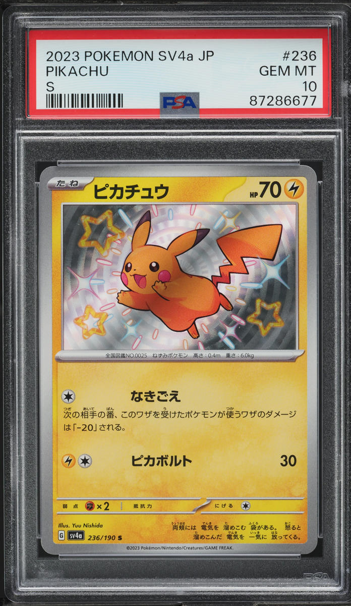 Graded Pikachu Pokemon Cards