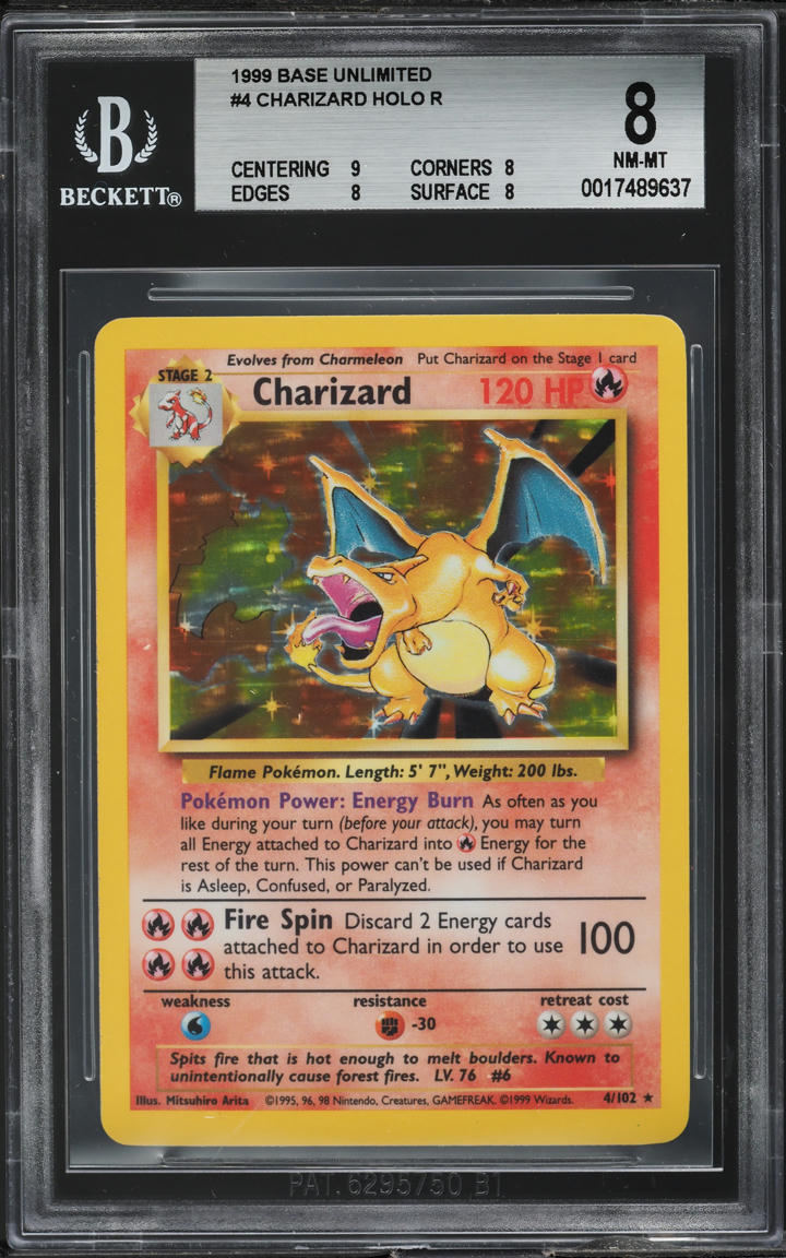 Graded Charizard Pokemon Cards