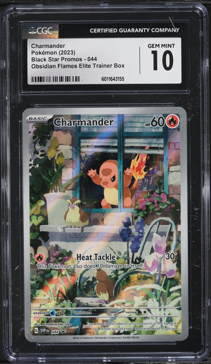 2023 Pokemon SV Black Star Promo Obsidian Flames ETB Charmander #44 CG