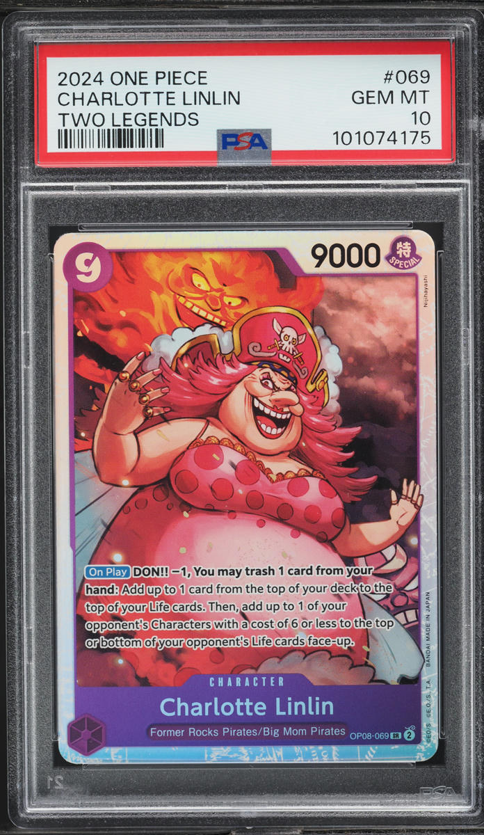 2024 One Piece Two Legends Charlotte Linlin #OP08-069 PSA 10 GEM MINT
