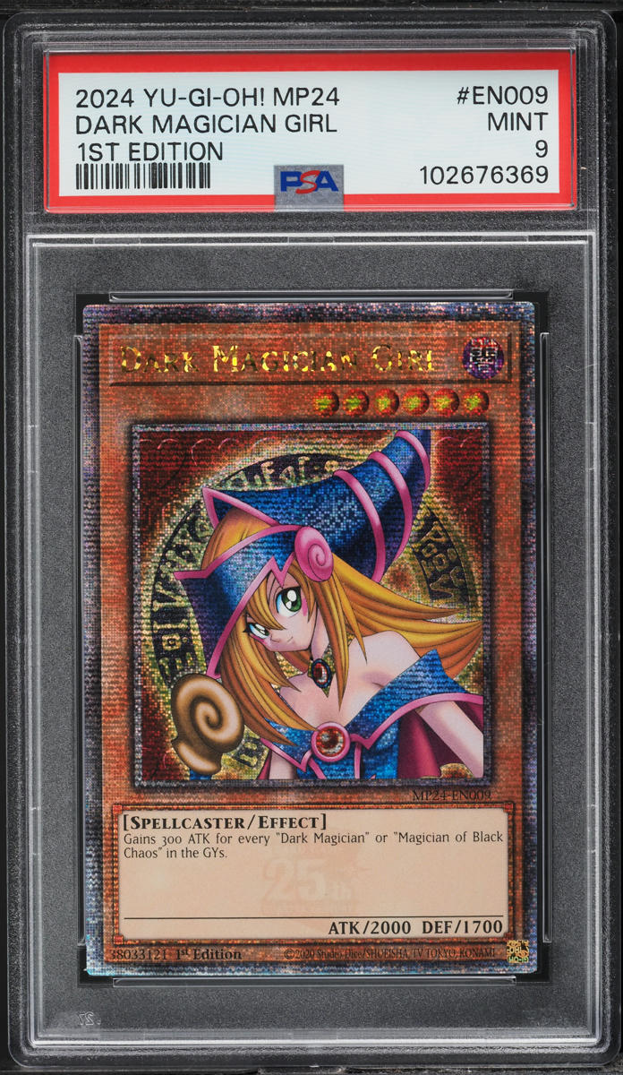 2024 Yu-Gi-Oh! MP24 1st Edition Dark Magician Girl #MP24-EN009 PSA 9 M