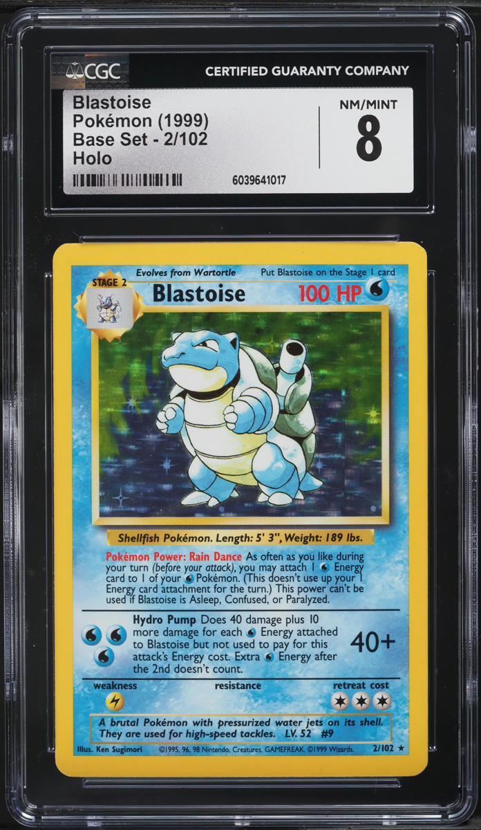 Blastoise Cards - Pocket Slabs