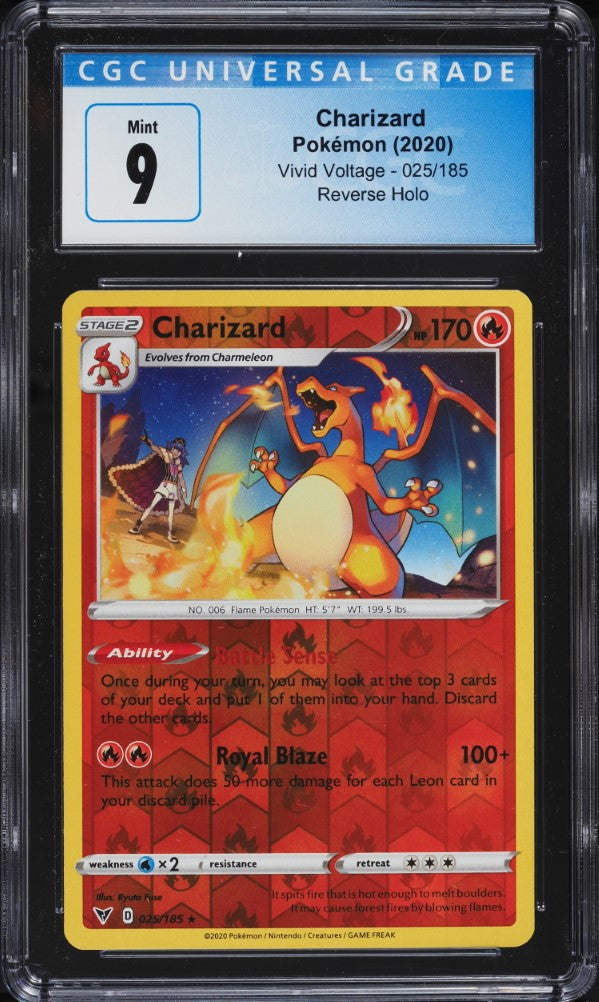 Graded Charizard Pokemon Cards